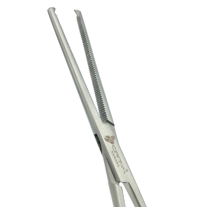 Rochester-Oschner (Kocher) Forceps, 7.75” (20cm), Straight, Serrated,